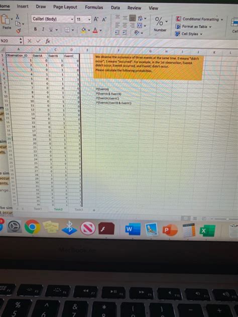 solved home insert view draw page layout calibri body 11