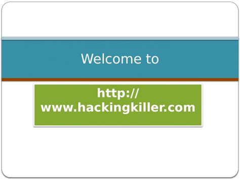 Pptx Hacking Computer Dokumentips