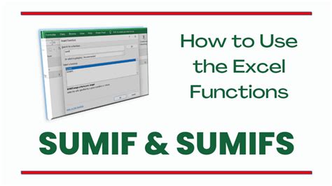 Excel Sumif And Sumifs Formulas How To Sum Data Based On Conditions