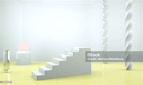 3d 추상적 배경 제품 디스플레이 3d 일러스트레이션을 위한 장면 형상 시상대형 모의 0명에 대한 스톡 사진 및 기타 이미지 0명 3차원 형태 개념 Istock