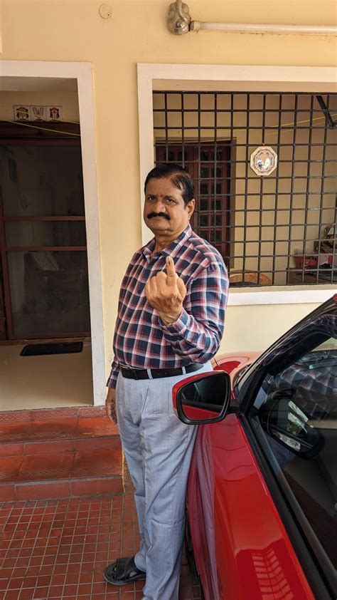 Balakrishnan Vijayaragavan On Linkedin Today Morning Exercised My Voting Right