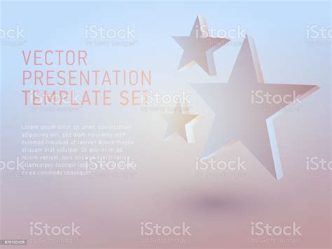 벡터 3d 비즈니스 테마 프레 젠 테이 션 서식 파일 설정 3차원 형태에 대한 스톡 벡터 아트 및 기타 이미지 3차원 형태 개념 개념과 주제 Istock