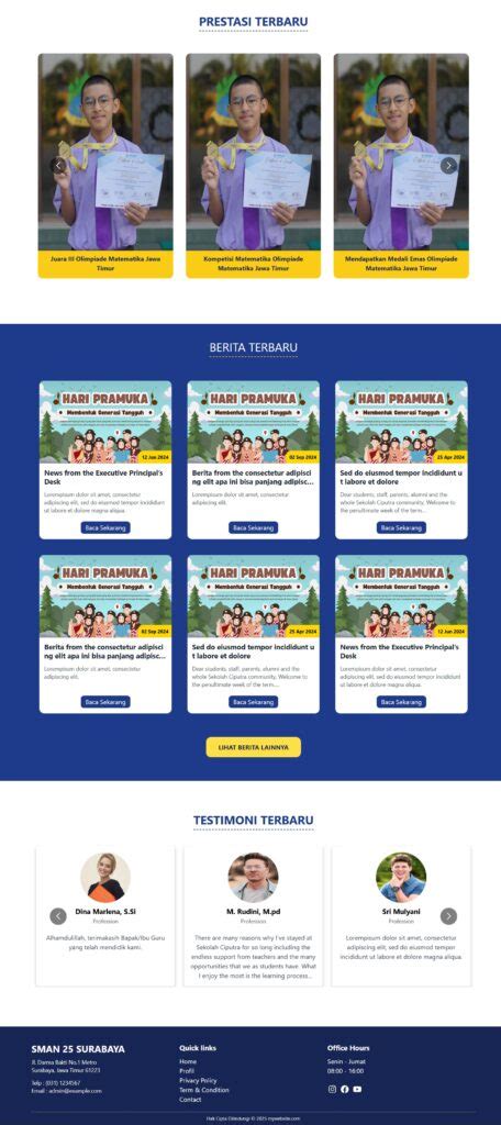 Source Code Template Website Sekolah Dengan React Js Rasupe
