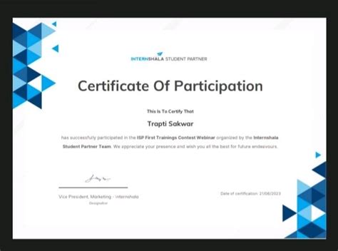 Trapti Sakwar On Linkedin Internshala Management Webinar Training Education Isp Thankyou