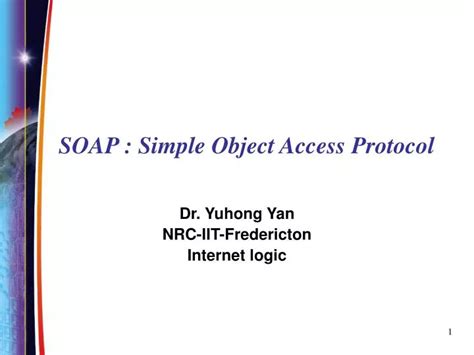 Ppt Soap Simple Object Access Protocol Powerpoint Presentation Free Download Id5460708