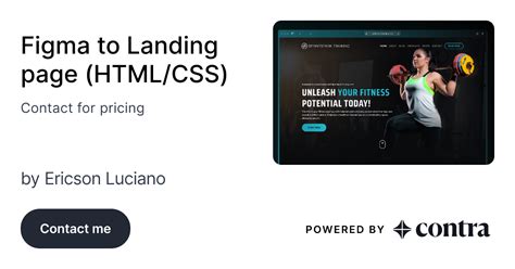 Figma To Landing Page Htmlcss By Ericson Luciano