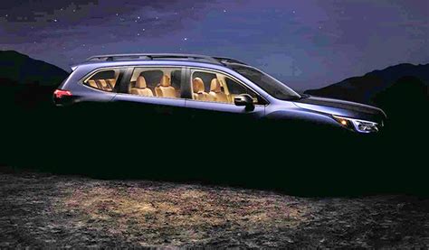 7座中大型suv 斯巴鲁ascent最新预告图 汽车瞭望哨