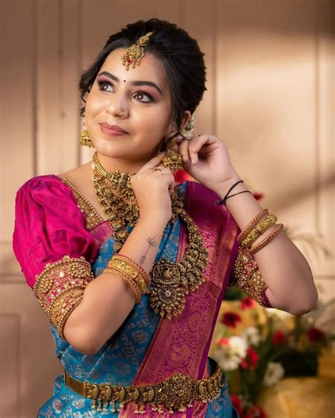 Gomati Firozi Soft Banarasi Silk Saree With Jacquard Weaving Border