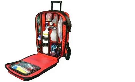 Paramedical Code Blue Emergency Bags And Boxes With Temperature Display