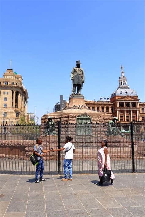 September 29 2022 Pretoria South Africa Church Square People