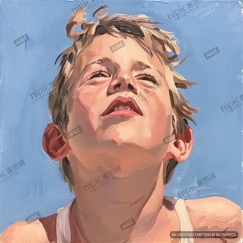 Ai创作图手绘帅气男孩子无框画 儿童厚涂油画肌理 写实人物插画 插画阳光男孩 写实人物绘画 男孩人物插画 速涂插画 人物肖像 油画质地手绘人物 数字油画插画设计 喝水的男孩原创插画 油人物插画
