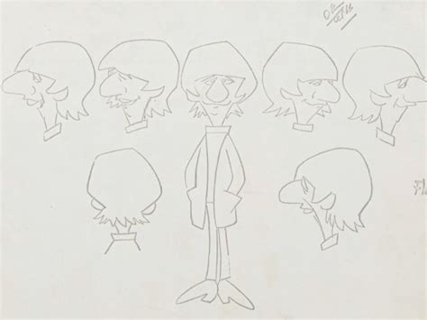 Ringos Model Sheet From The Beatles Cartoon 1965 1967 Beatles