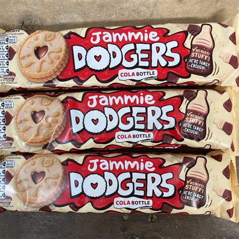 4x Jammie Dodgers Cola Bottle Packs 4x140g And Low Price Foods Ltd