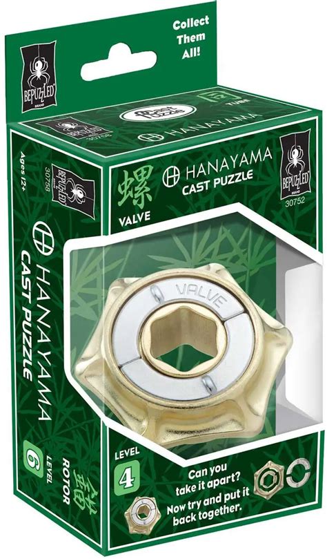 Hanayama Valve Cast Metal Puzzle Level 4 Toywiz