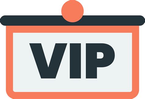 Vip Card Illustration In Minimal Style 16415362 Png