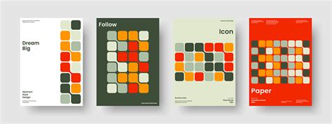 현대 비즈니스 프레젠테이션 레이아웃 기하학적 책 표지 디자인입니다 격리된 브로셔 템플릿입니다 기치 전단 포스터 배경 보고서