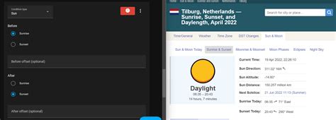 Sun Condition Not Working As Expected Configuration Home Assistant Community