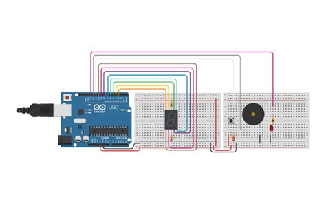 Circuit Design 7 Segment Display Tinkercad