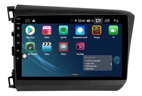 Multimídia Civic 1516 9p Aikon Carplay Android Auto Cmvoz