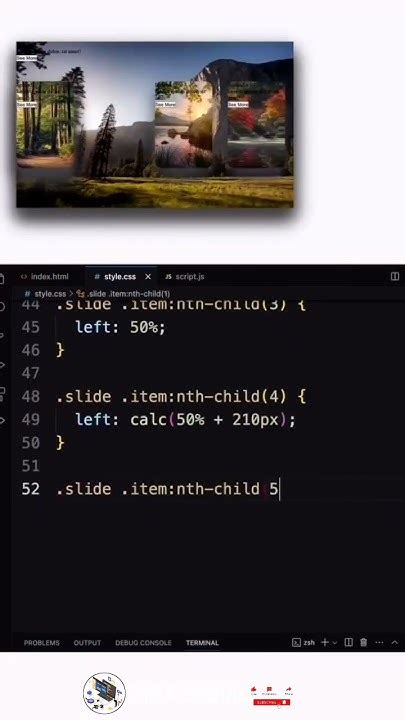 Image Gallery Slide Using Html Css And Javascript Shorts Shortfeed