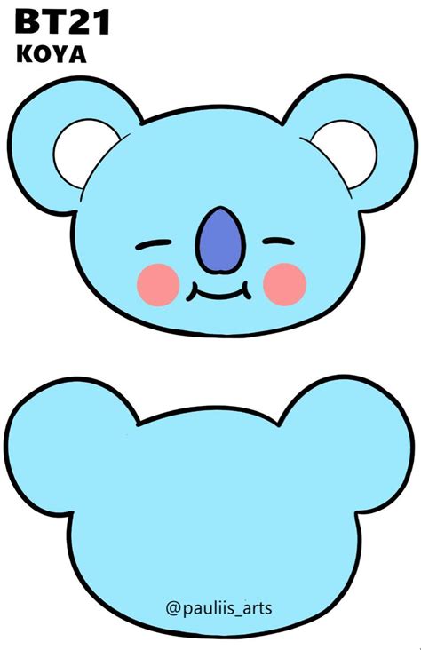 Bt21 Koya Papercraft Artofit