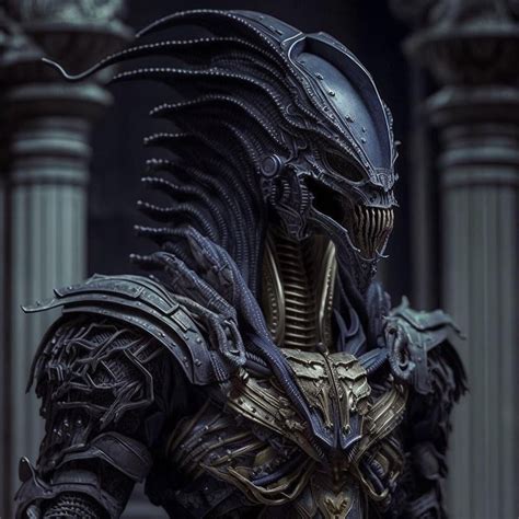 Xenomorph Knights Rmidjourney