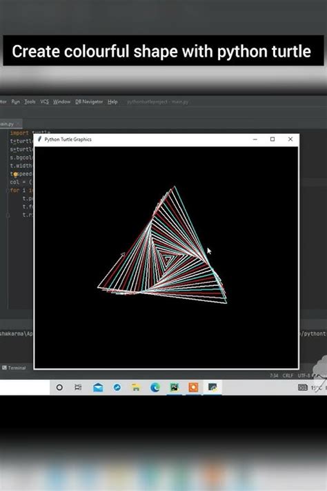 Create Graphic Design Using Turtle Python Shorts Viral Python Youtube