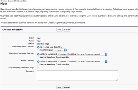 Data Quality User Documentation New And Edit Button Override