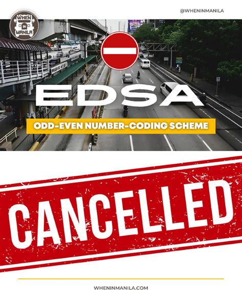 When Mmda Announced The Suspension Of The Odd Even Number Coding