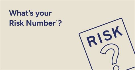 Do You Know Your Risk Number It May Surprise You Find Out By Taking