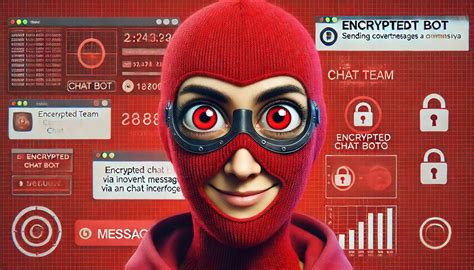 Encrypted Chat Bot Sending Covert Messages Via An Innocuous Chat