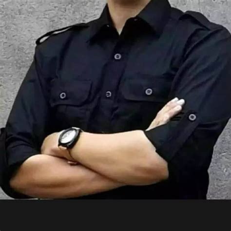 Kemeja Pdh Hitam Polos Panjang Lazada Indonesia