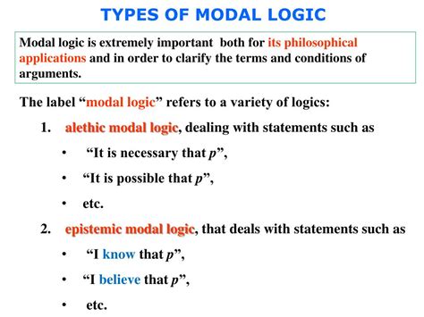 PPT Modal Logic And Its Applications Explained Using Puzzles And Examples PowerPoint