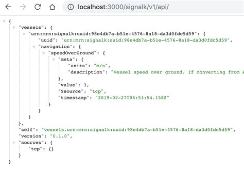 Does The Tcp Stream Port Support Data Updates · Issue 740 · Signalk