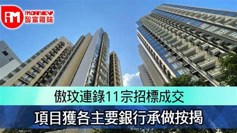 傲玟連錄11宗招標成交 項目獲各主要銀行承做按揭