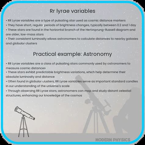 Rr Lyrae Variables Astrophysics Pulsation And Distance