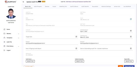Audit File Auditframe