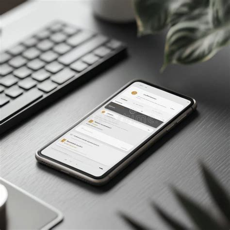 Mobile App Ui Design Verification And Security Features Stock Illustration Illustration Of