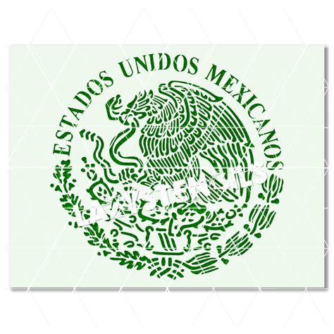 Official Mexican Flag Symbol Mexico National Emblem Flaggefahne