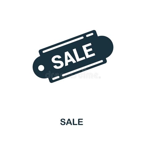 Sale Icon Monochrome Style Design From E Commerce Icon Collection Ui Pixel Perfect Simple