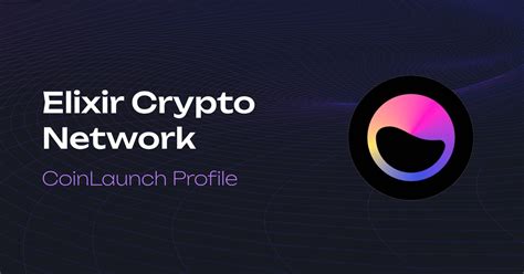 Elixir Crypto Network Elx Overview Real Time Price Live Chart Market Cap And Airdrops