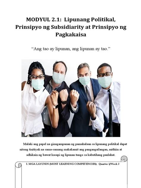 Esp Week3 Module21 Learning Activity Sheet Esp9 Bergonio Revised Pdf