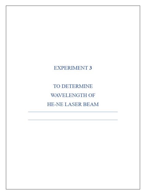 experiment 3 physics pdf wavelength diffraction