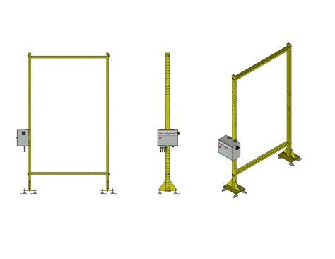 Quantum Frame Measuring Volumes Contures Sizes