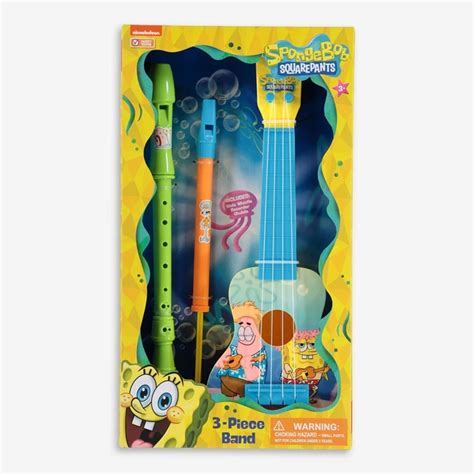 Spongebob Squarepants 3 Piece Band Set Ukulele Recorder Slide Whistle New Toy £29 98 Picclick Uk