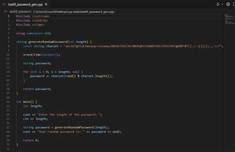 Sayali Kadam On Linkedin Task 9 Create A Program That Generates A Random Password Of A