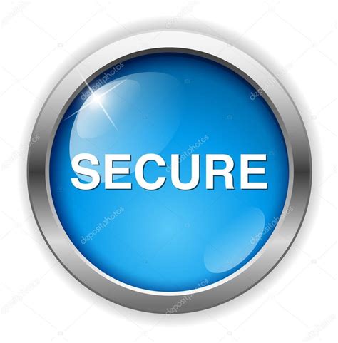 secure button icon stock vector by ©sarahdesign85 70280869