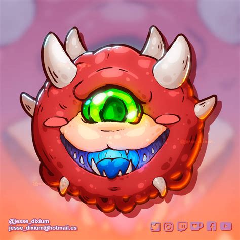 Cute Cacodemon Fan Art Not Oc R Doom