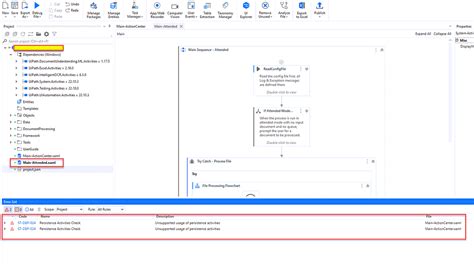 Error In Running The Attended Xaml File In Document Understanding Template Studio UiPath