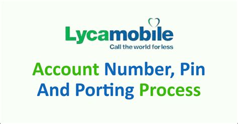 Complete Guide To Lycamobile Account Number Pin And Porting Process
